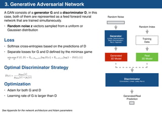 3D Volumetric Data Generation with Generative Adversarial Networks | PPT