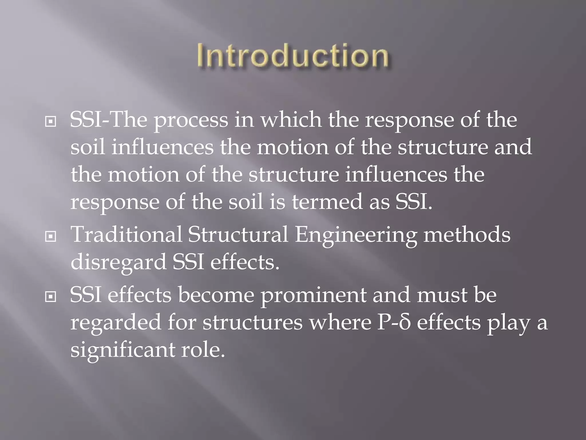 Soil Structure Interaction | PPTX