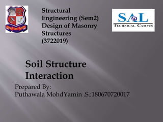 Soil Structure Interaction | PPTX
