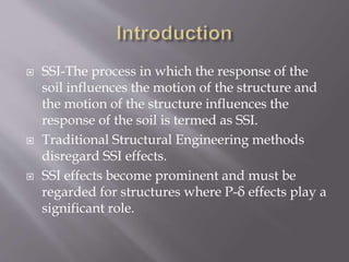 Soil Structure Interaction | PPTX
