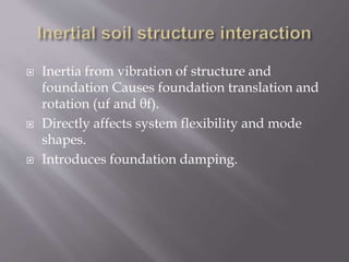 Soil Structure Interaction | PPTX