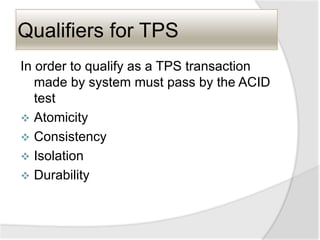 TPS by M.Yameen Shakir | PPTX | Databases | Computer Software and Applications
