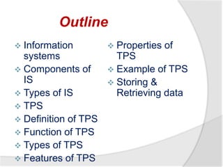 TPS by M.Yameen Shakir | PPTX | Databases | Computer Software and Applications