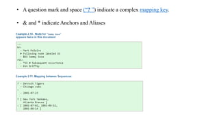 Yaml | PPTX | Programming Languages | Computing
