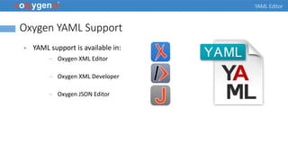 YAML Editing and Validation In Oxygen | PPT