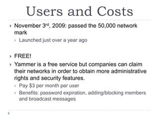 Yammer project | PPTX