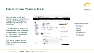 CT's Yammer Guide | PPTX