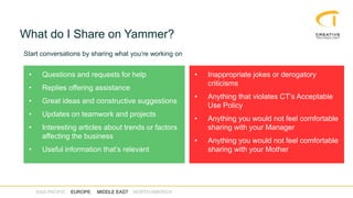CT's Yammer Guide | PPTX