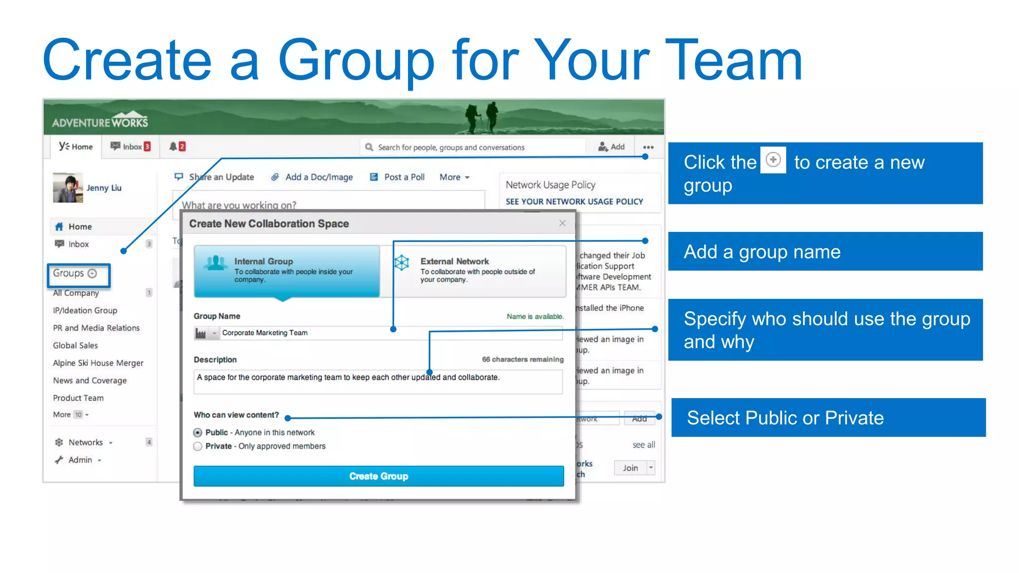 Yammer training 081 | PPTX