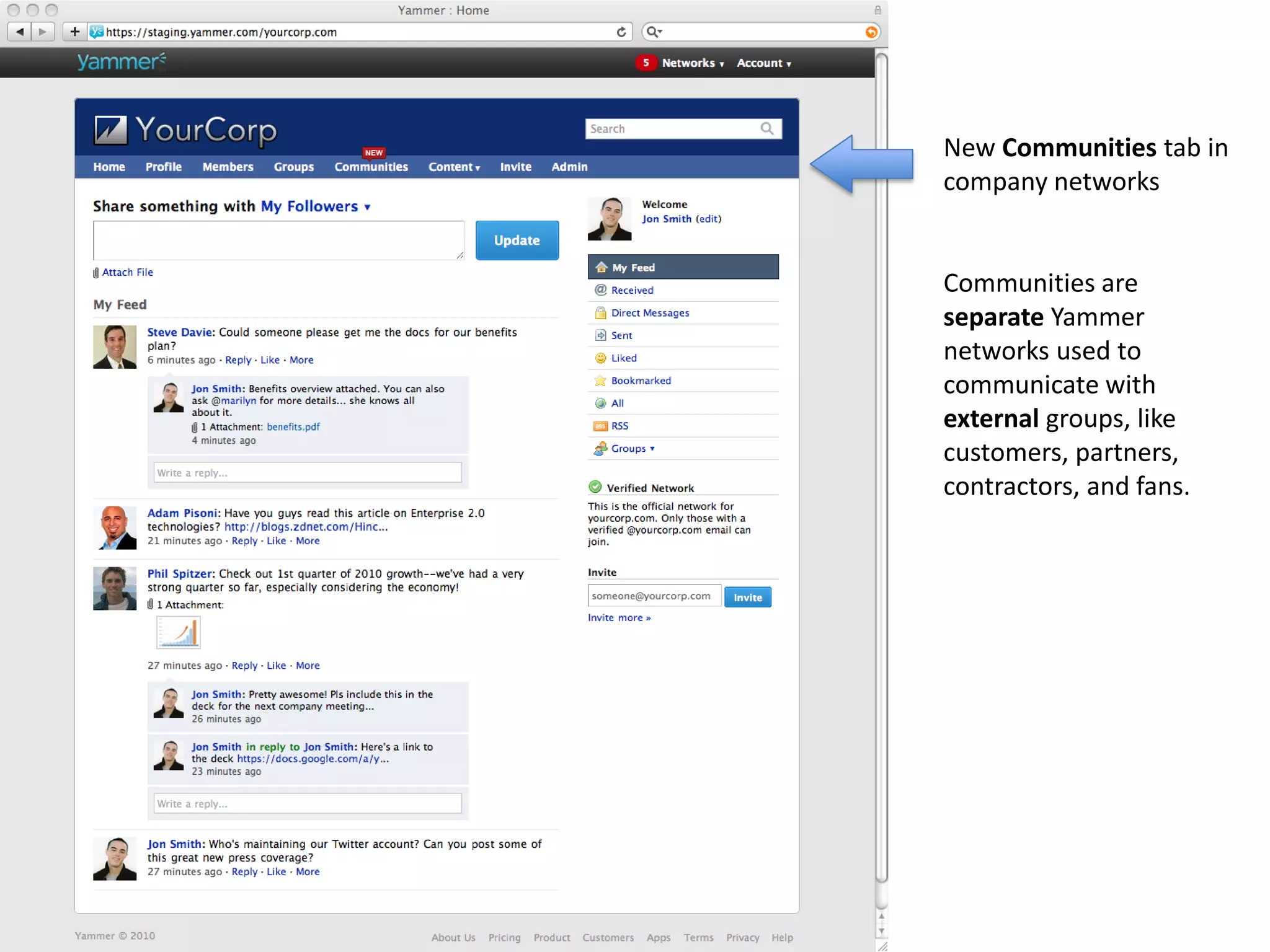 Yammer Communities Product Overview | PDF