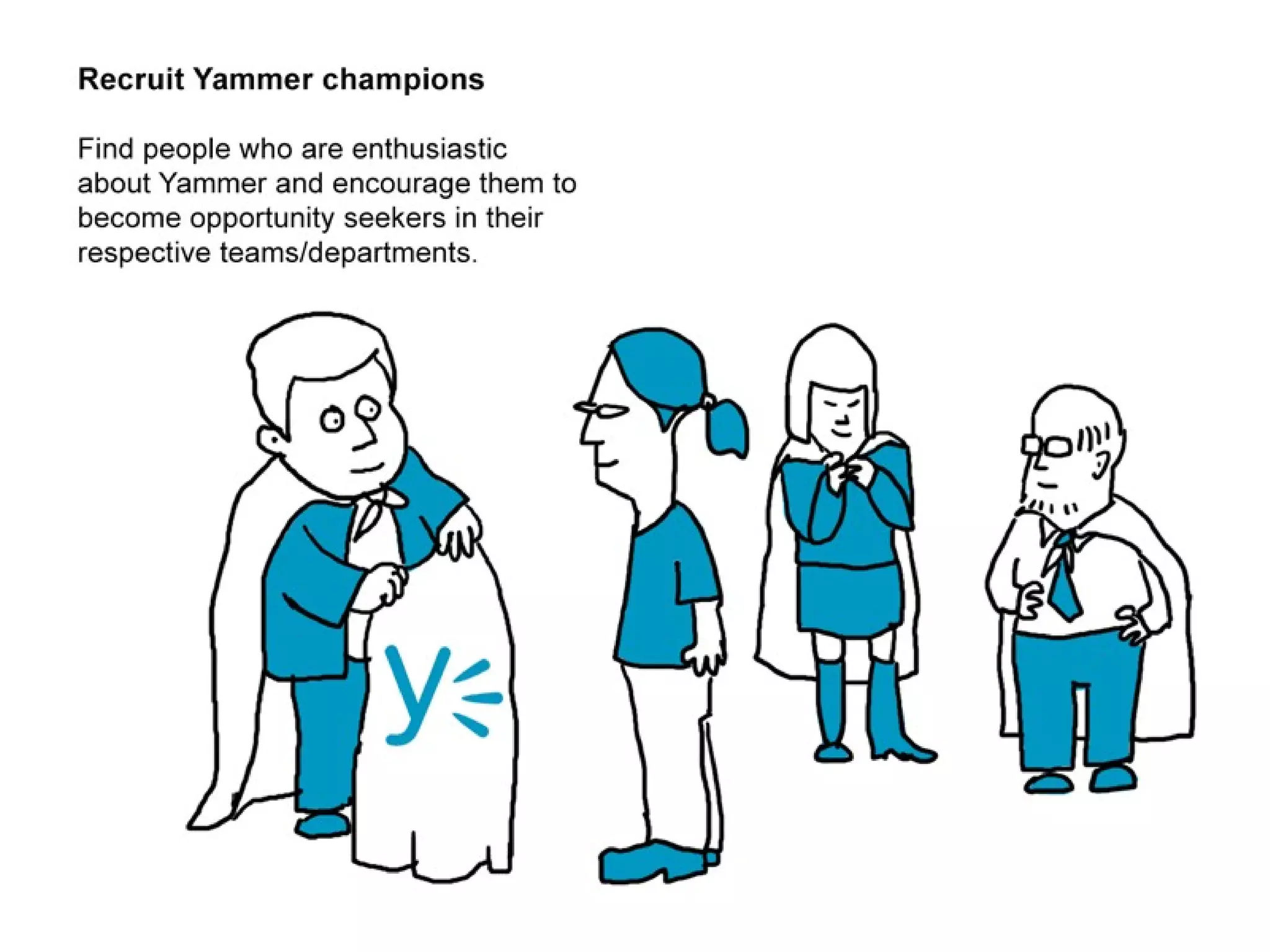 Introducing Yammer in your organisation - illustrated tips | PPT