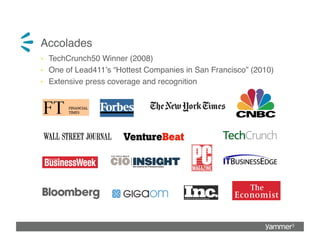 Yammer Overview Presentation (120110) | PDF