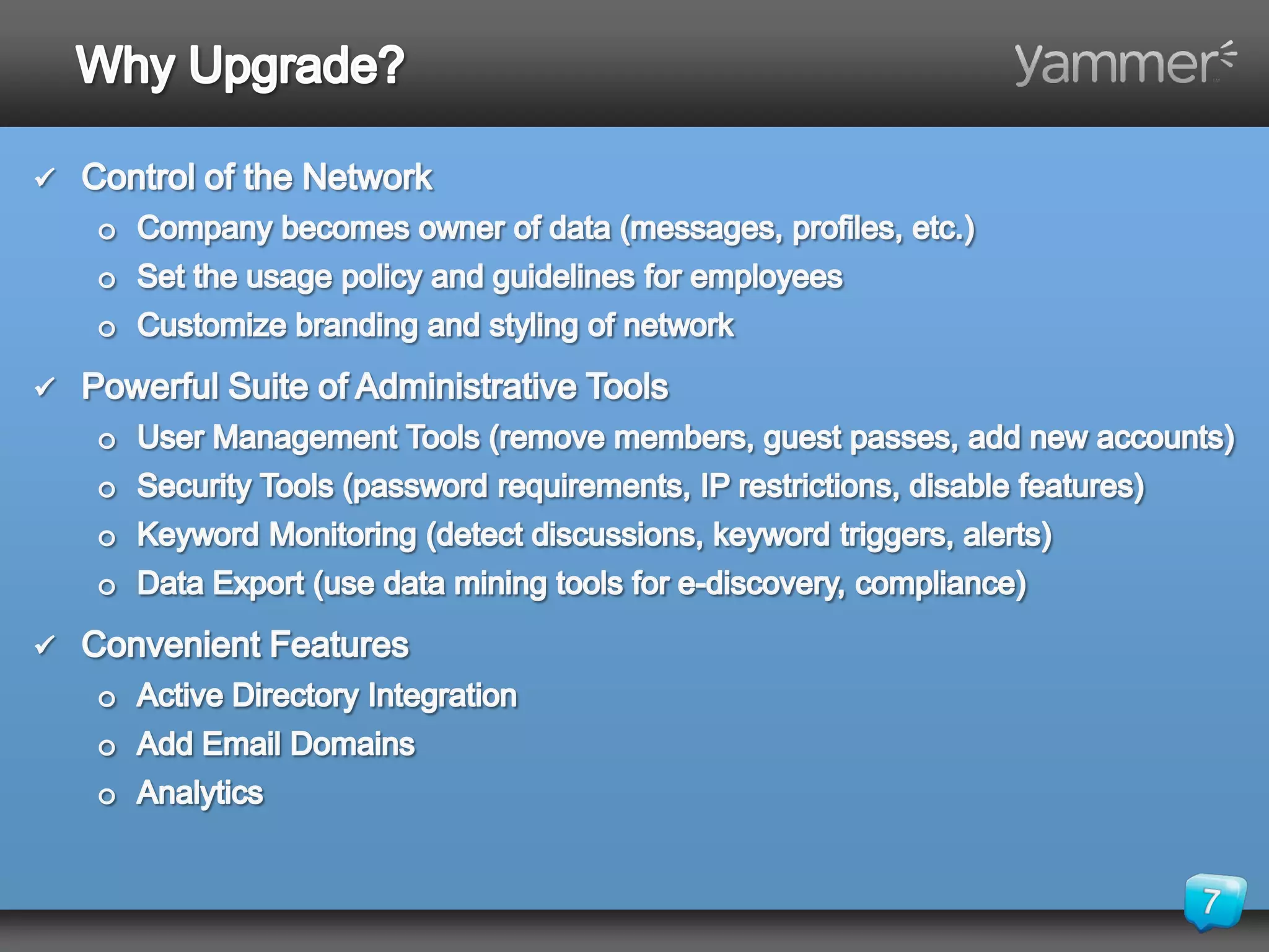 Yammer Product Overview | PDF | Email | Internet