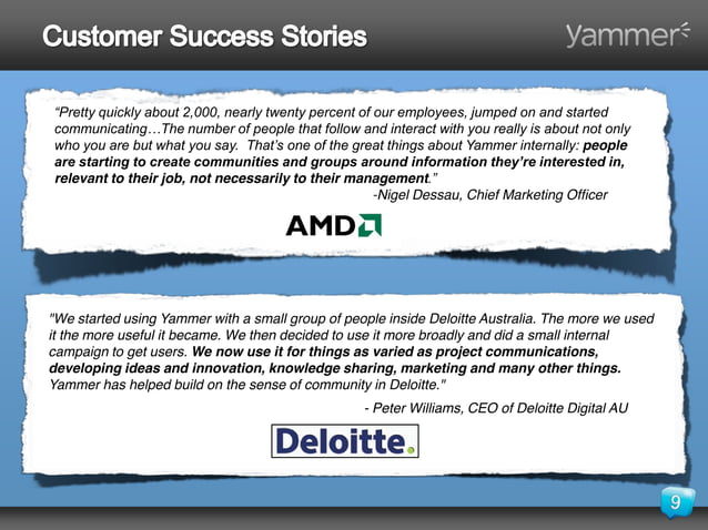 Yammer Product Overview | PDF | Email | Internet