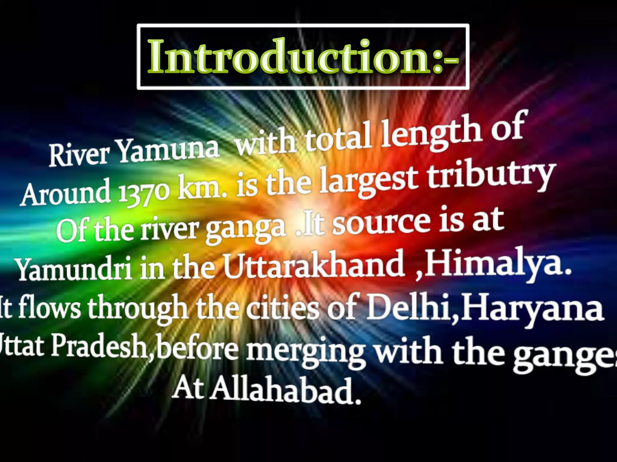 Yamuna action plan | PPTX