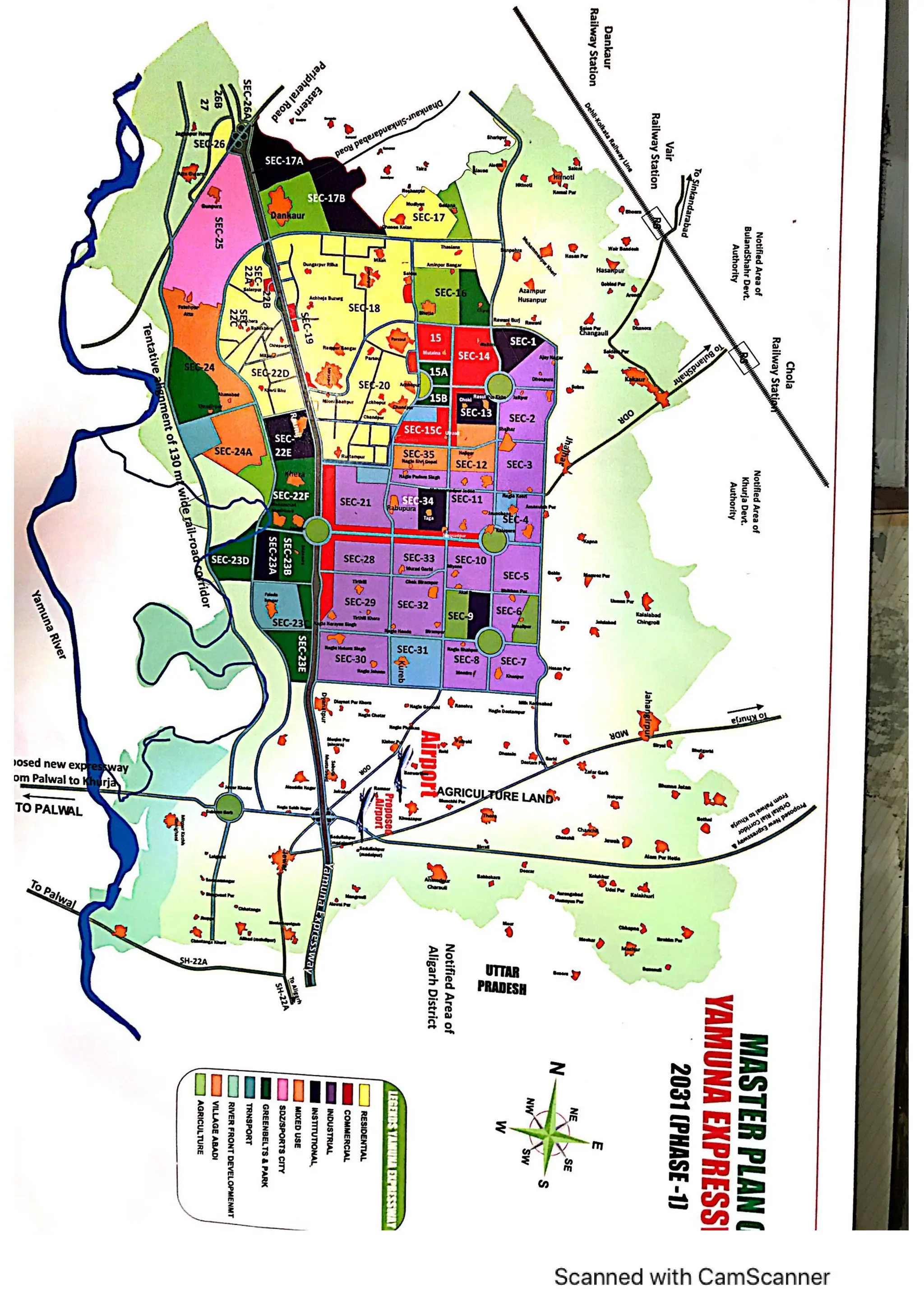 Yamuna expressway master plan -residential call 09958959555 | PDF