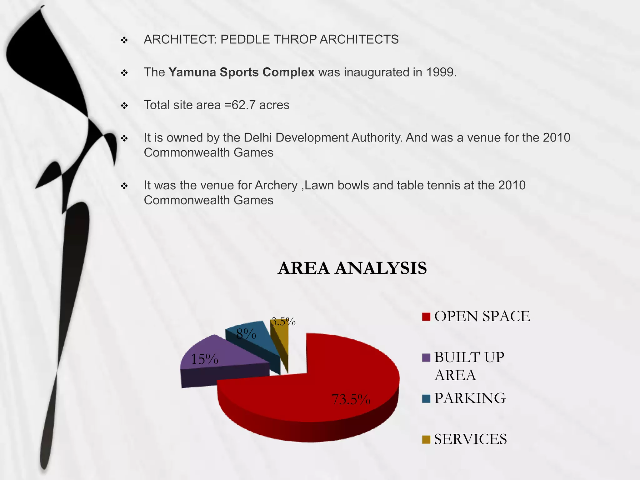 Yamuna sports complex | PPTX