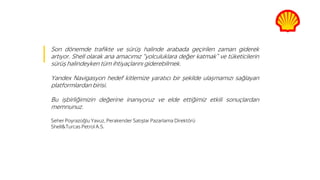 Shell & Yandex Navigasyon Case Study | PDF