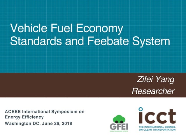 Vehicle fuel economy standards and feebates | PPT
