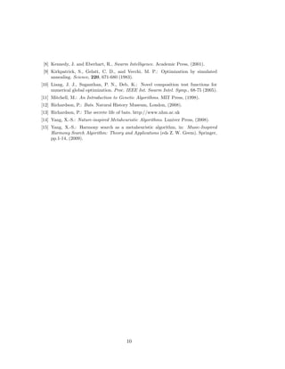 A New Metaheuristic Bat-Inspired Algorithm | PDF