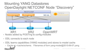 Introduction to YANG data models and their use in OpenDaylight: an ...