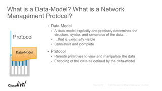 Introduction to YANG data models and their use in OpenDaylight: an ...