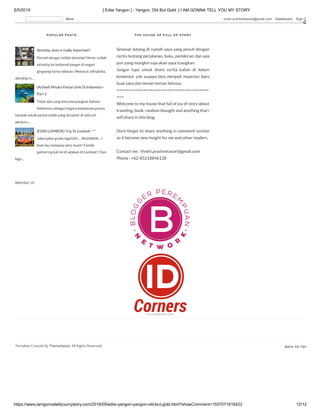 Yangon, old but gold | PDF