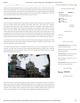 Yangon, old but gold | PDF
