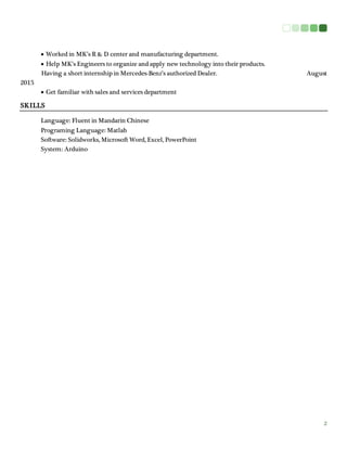 Yang (Terry) Yue's resume | DOCX | Civil Engineering Industry | Industries