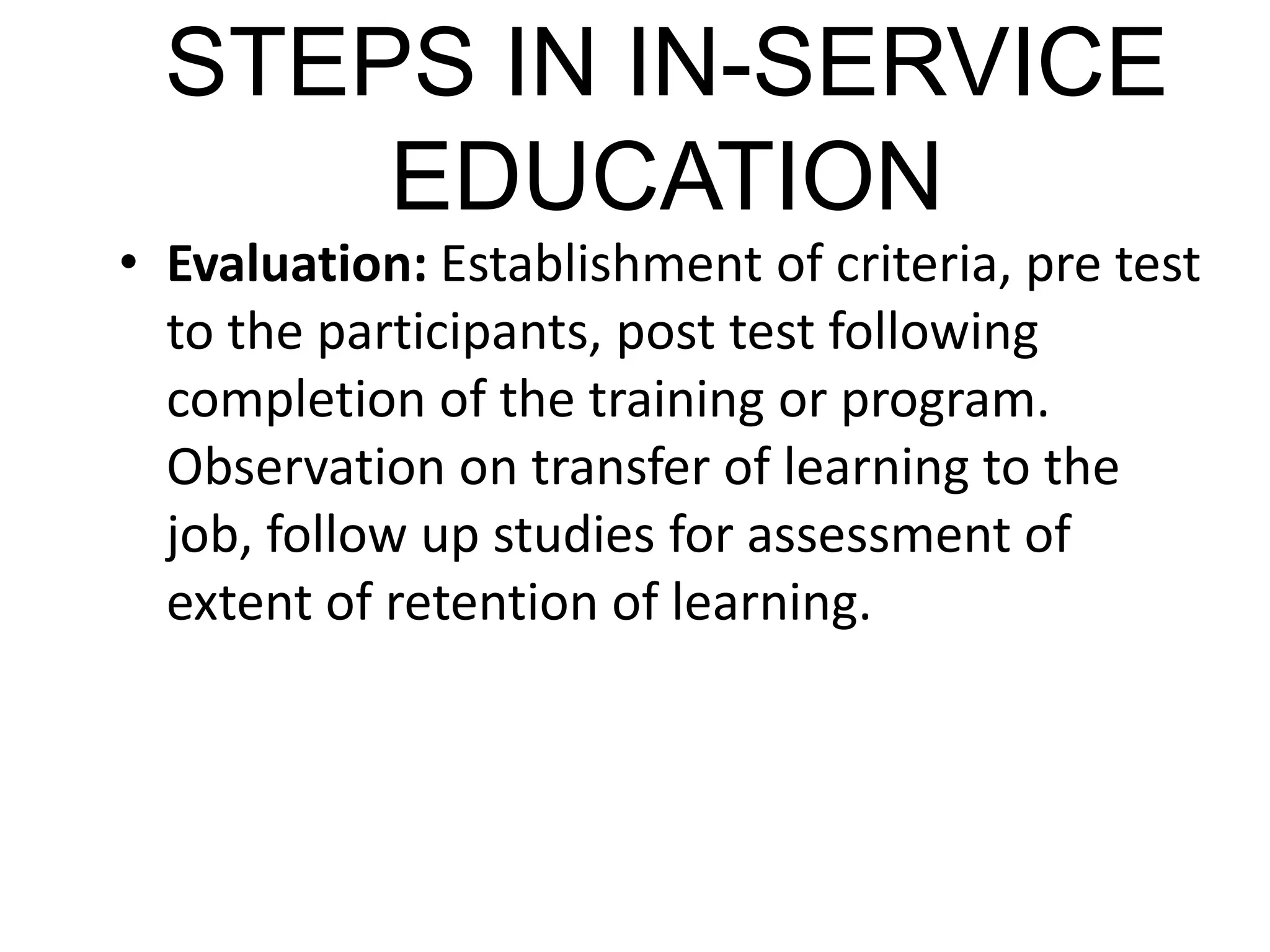 STAFF DEVELOPMENT IN NURSING | PPTX