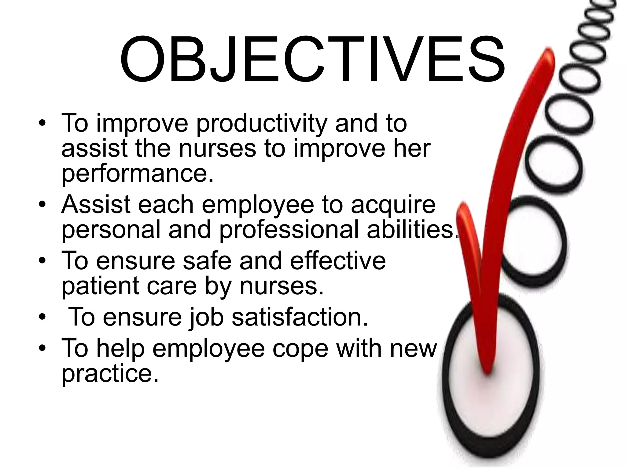 STAFF DEVELOPMENT IN NURSING | PPTX