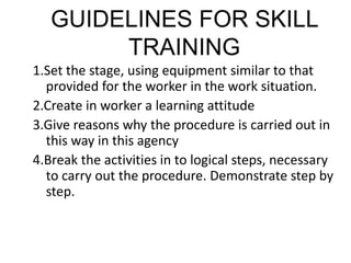 STAFF DEVELOPMENT IN NURSING | PPTX