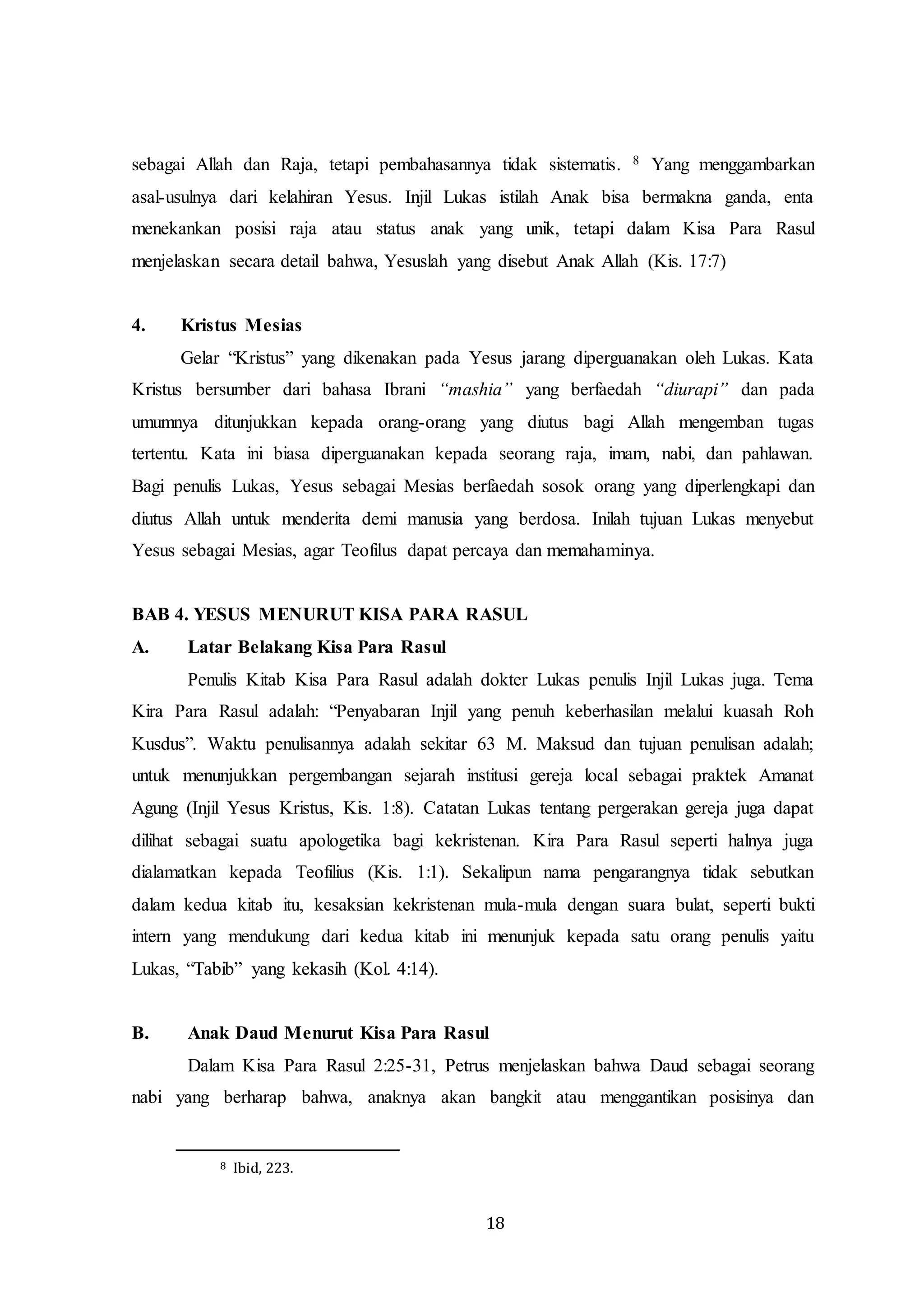 Makalah Teologi PB | DOCX
