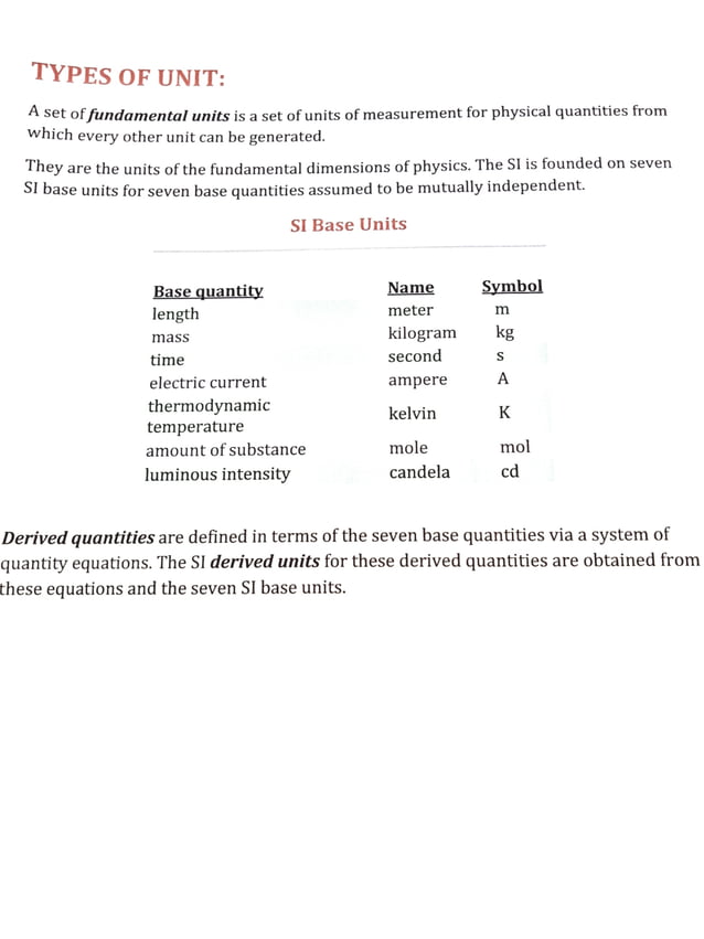 Prefixes And SI Units For Physics IGCSE/ GCSE/ ALEVELS | PDF