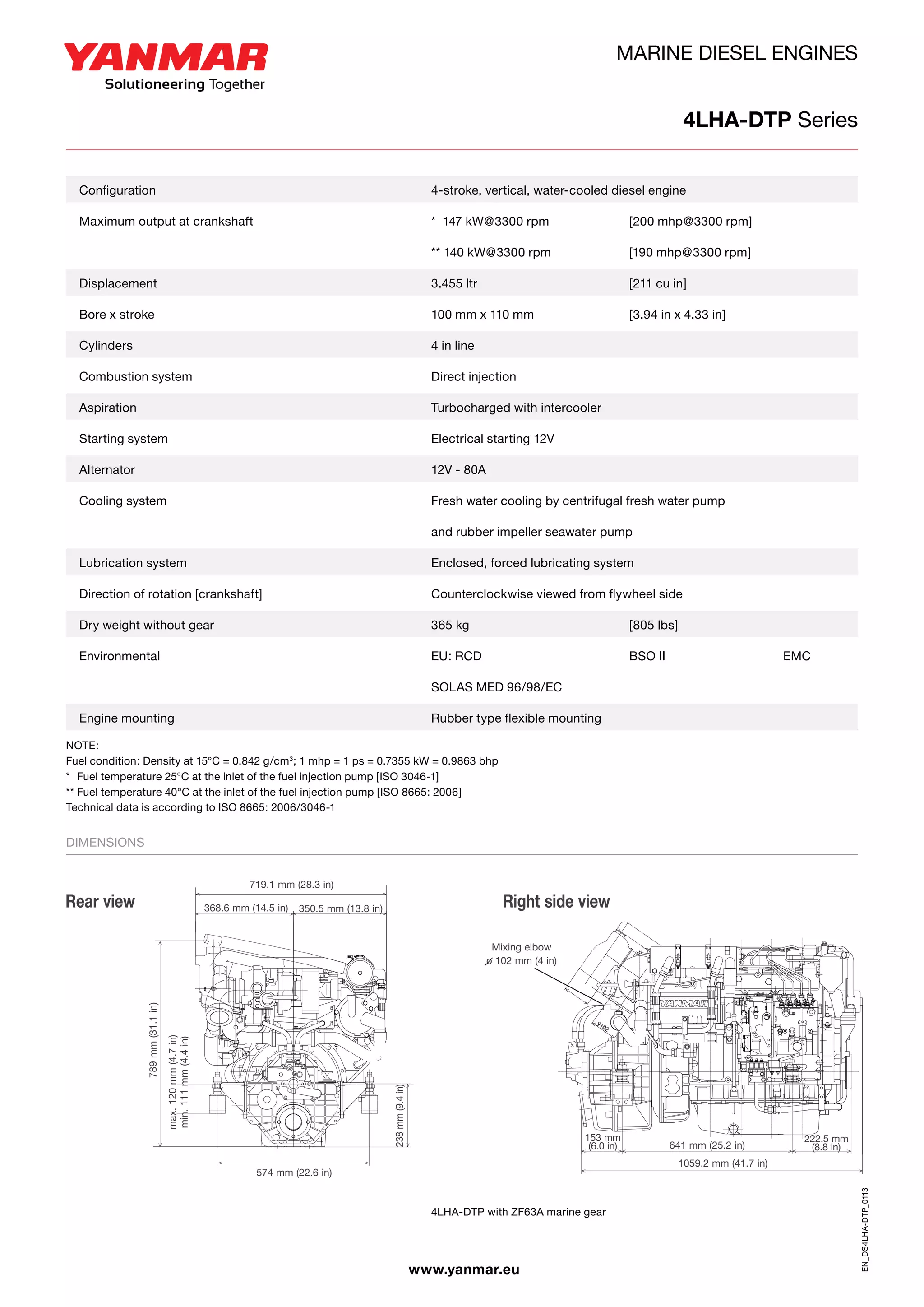 Yanmar 4 LH- DTP ANDREW BOWDEN DUBAI | PDF