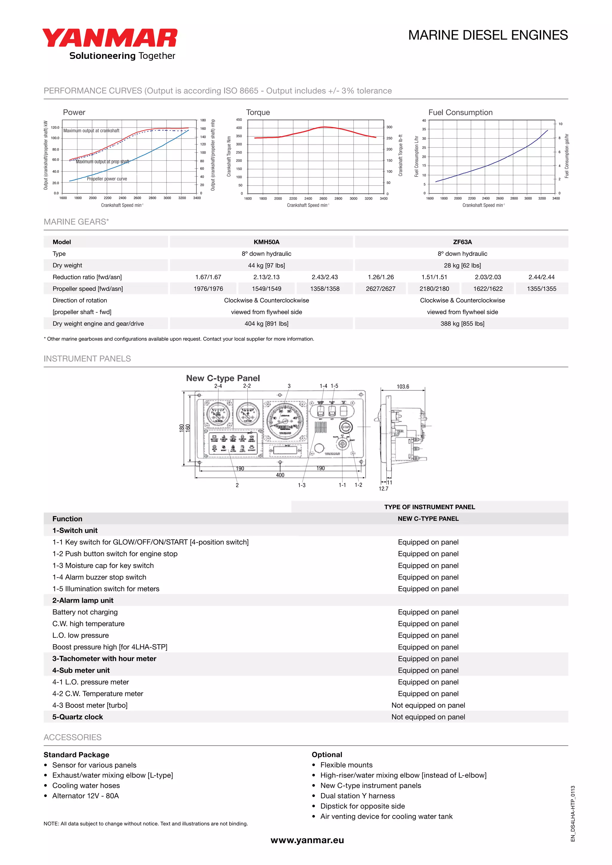 Yanmar 4 lha-htp | PDF