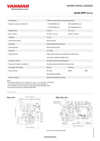Yanmar 4 lha-htp | PDF