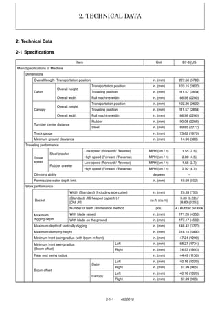 Yanmar b7 3(us) excavator service repair manual | PDF