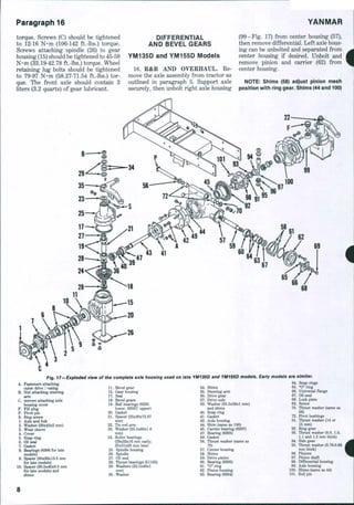 Yanmar ym240 d tractor service repair manual | PDF