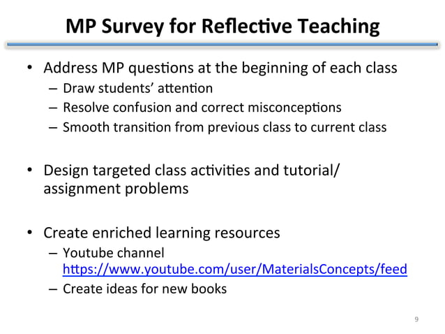 Using Muddiest Point Formative Feedback to Encourage Reflective ...