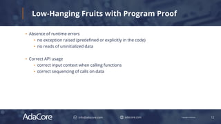 Pushing the Boundary of Mostly Automatic Program Proof | PPT