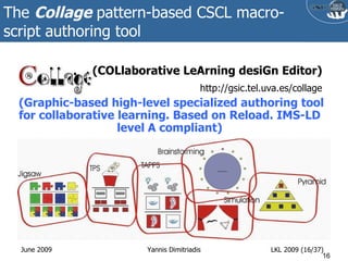 Yannis Dimitriadis: Interweaving learning and assessment patterns in CSCL scripts | PPT