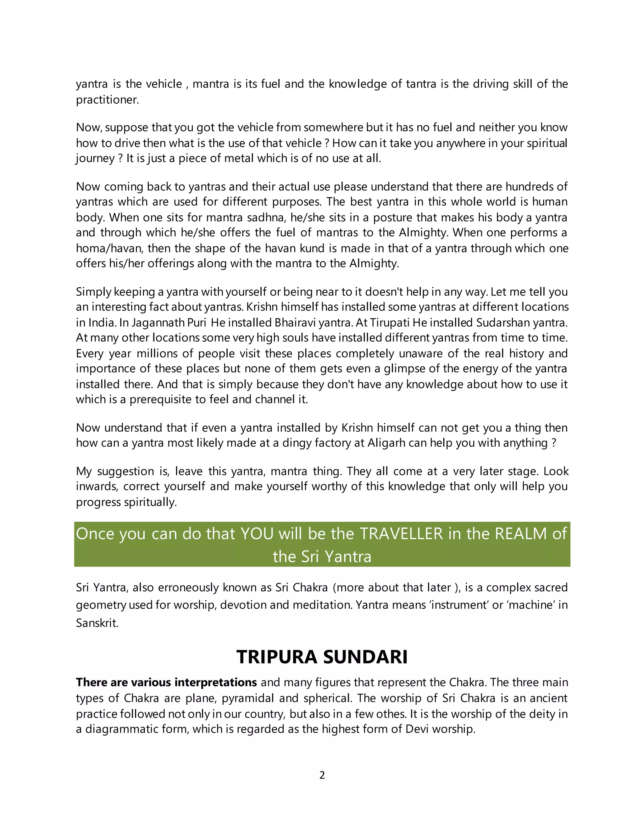 Yantra | DOCX