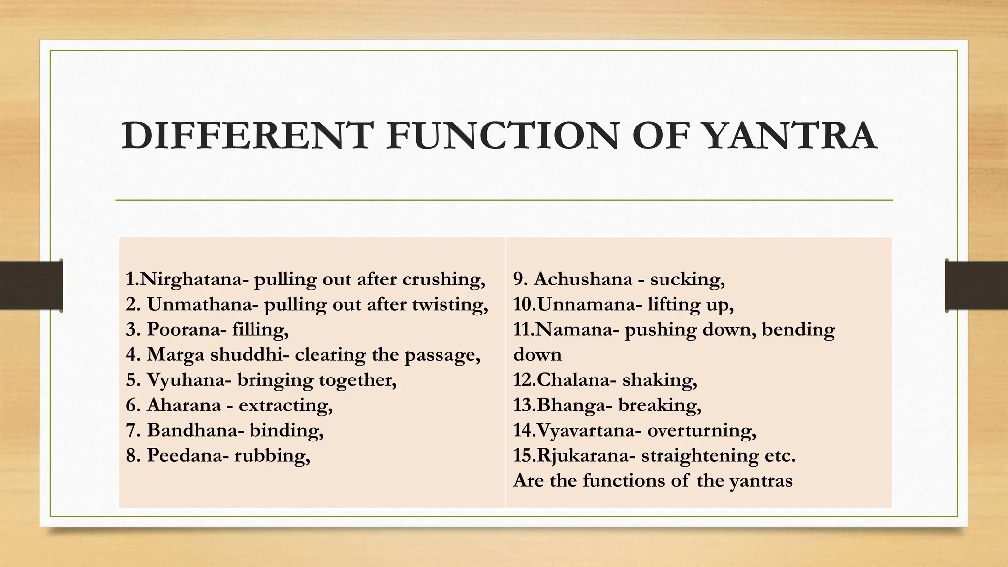 Ancient and recent Yantra and Shastra | PPTX