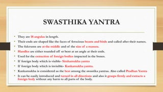 Ancient and recent Yantra and Shastra | PPTX