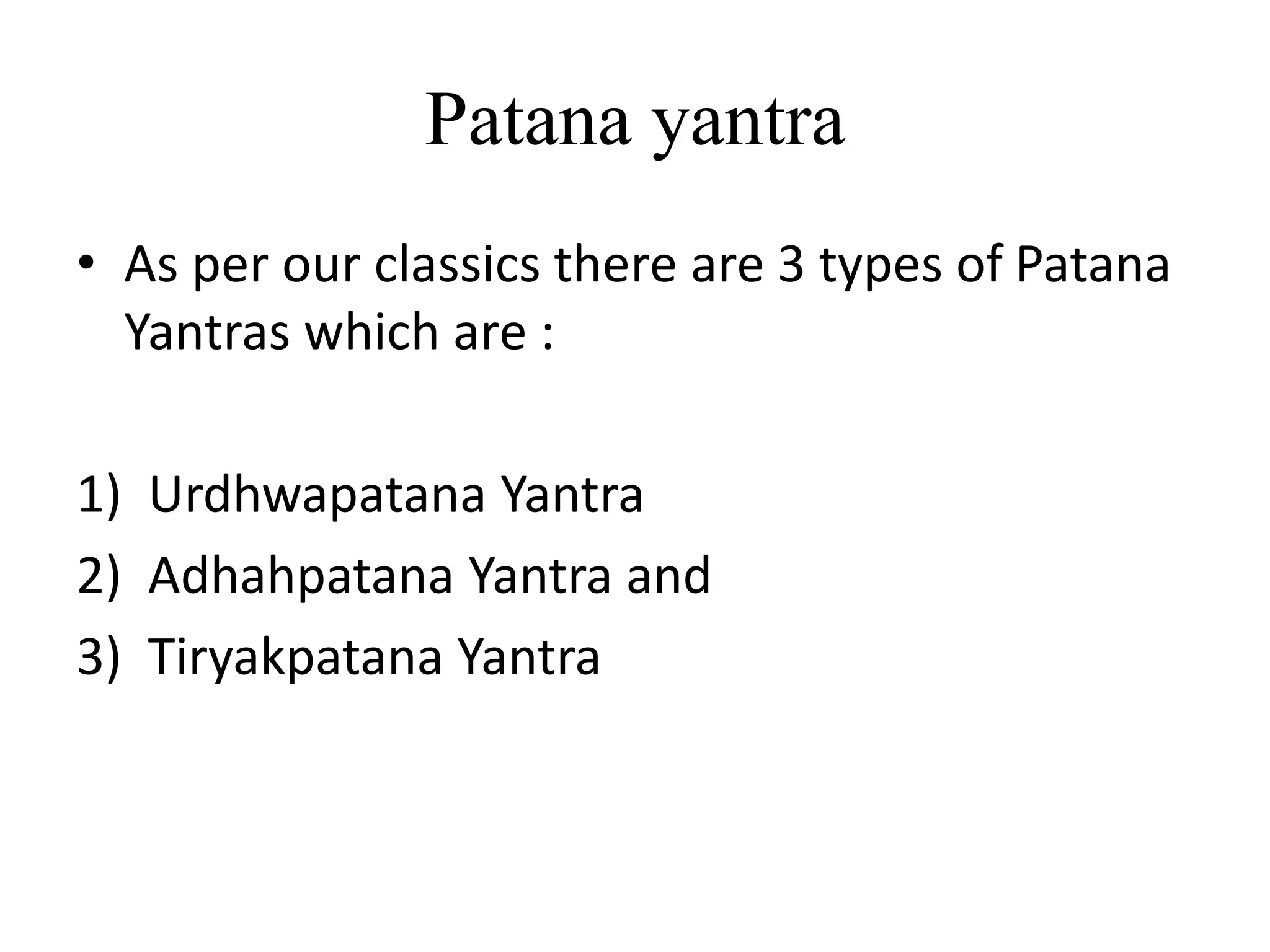 Yantras | PPTX | Chemistry | Science
