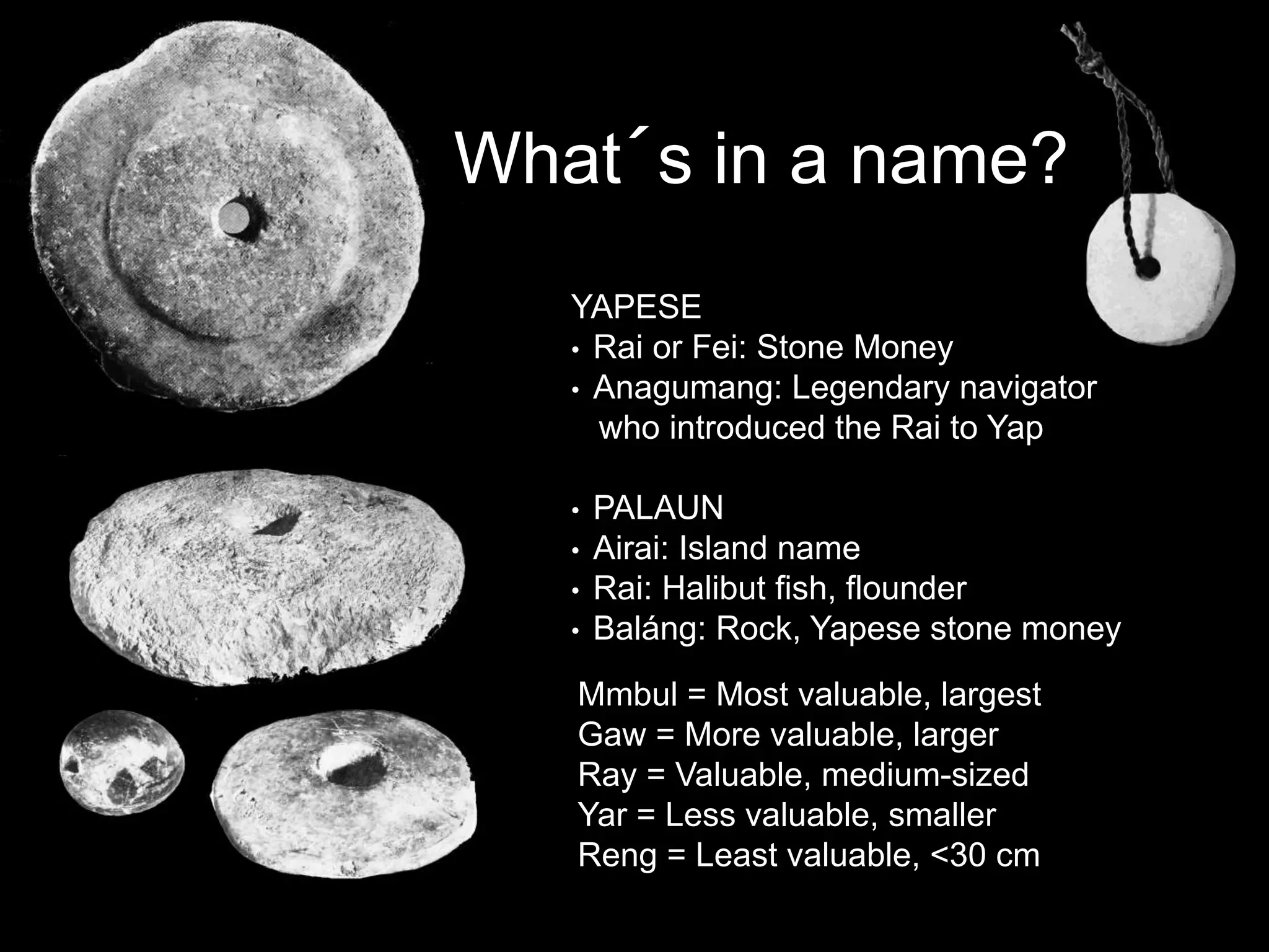 Yapese Rai Stone Money | PPT