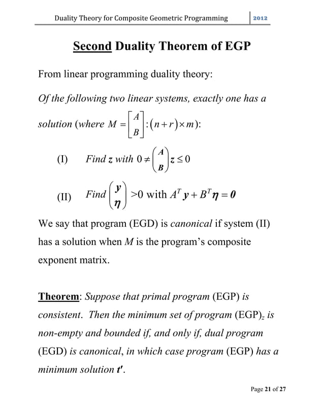 DUALITY THEORY FOR COMPOSITE GEOMETRIC PROGRAMMING | PDF