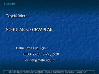 Yapisal Kablolama | PDF