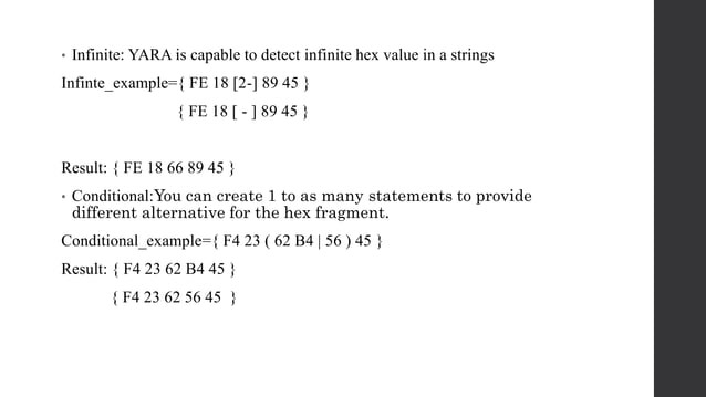 Introduction to YARA rules | PDF